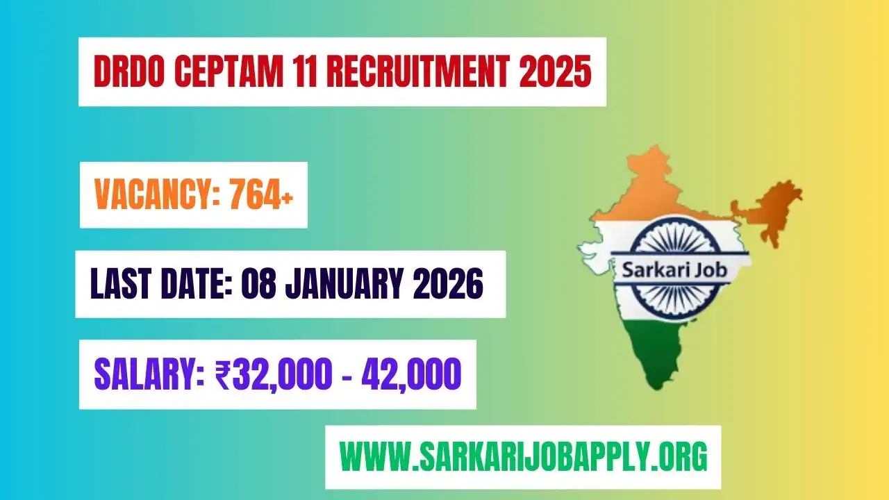 DRDO CEPTAM 11 Recruitment 2025: Apply Online
